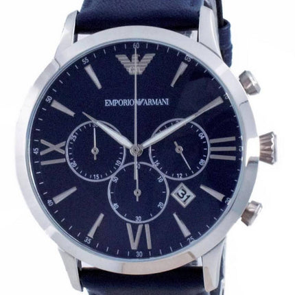 Emporio Armani Giovanni Chronograph Blue Dial Quartz AR11226 Men's Wat ...